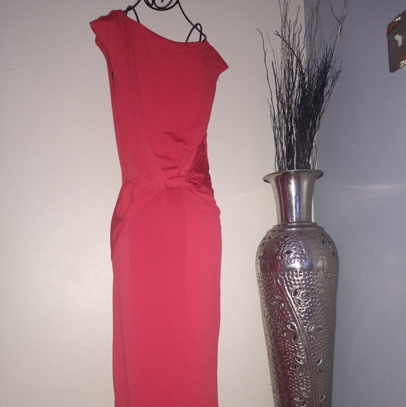 Halston Heritage | Dresses | Halston Red Rouge Dress | Poshmark